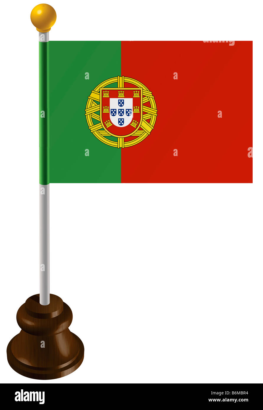 Portugal flag Cut Out Stock Images & Pictures - Alamy