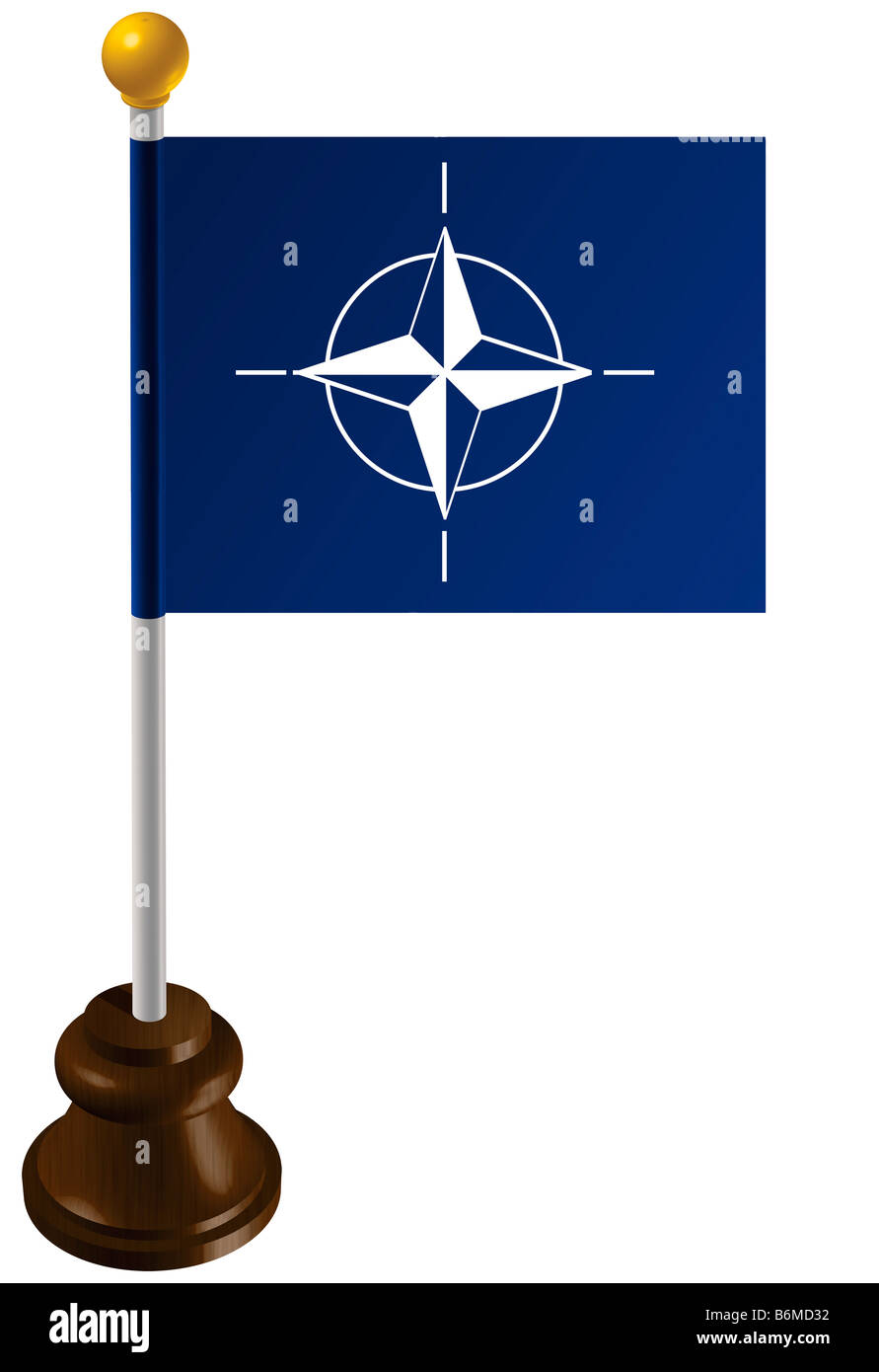Nato flag hi-res stock photography and images - Alamy