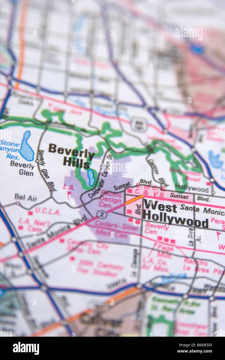 California map hi-res stock photography and images - Alamy