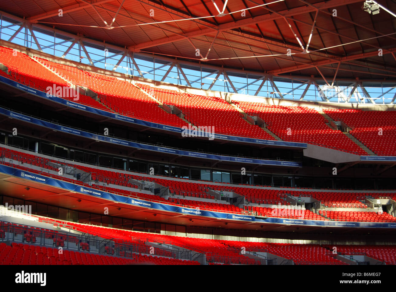 new wembley stadium tiers from low vantage point number 2699 Stock ...