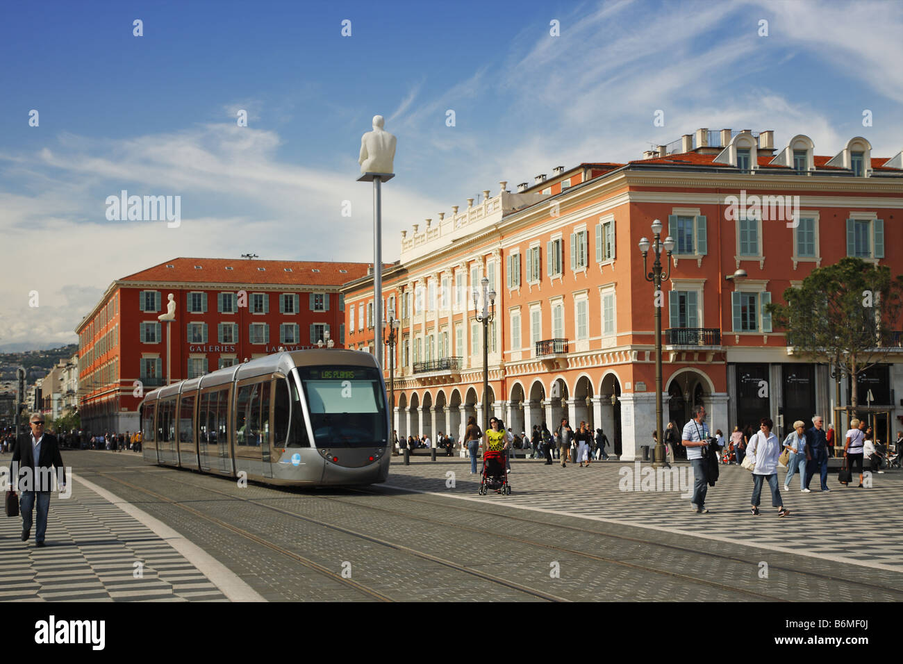 Tram nice france hi-res stock photography and images - Alamy