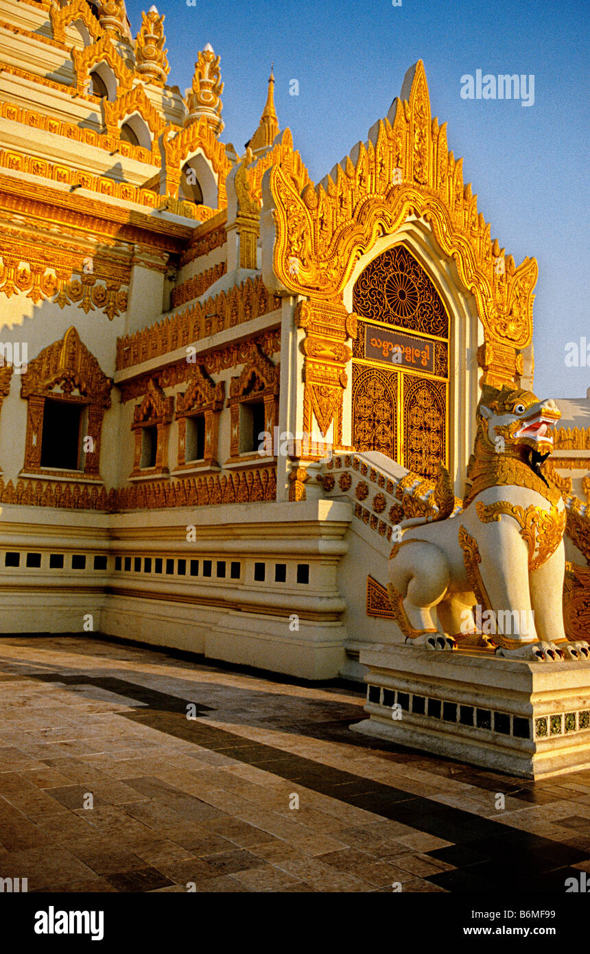 Exterior of the Botataung Paya shrine Rangon Burma Myanmar Stock Photo ...