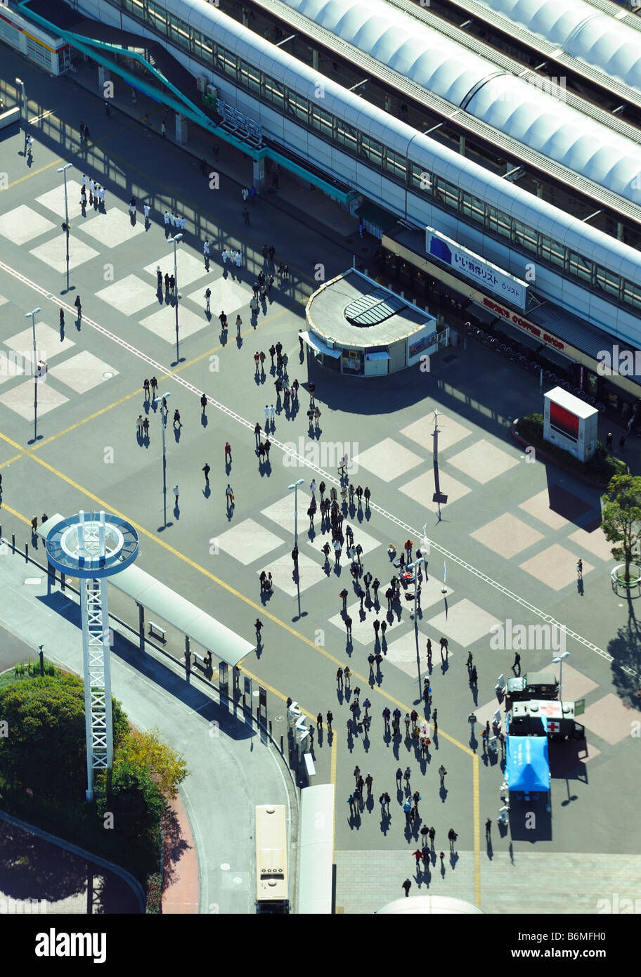 JR Sakuragicho Station (aerial), Yokohama JP Stock Photo - Alamy