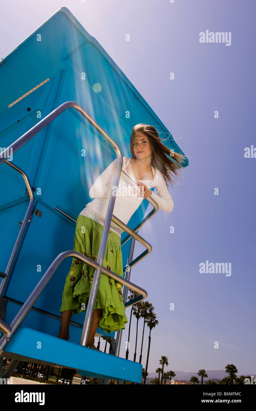 Female Lifeguard On Stand High Resolution Stock Photography and Images ...