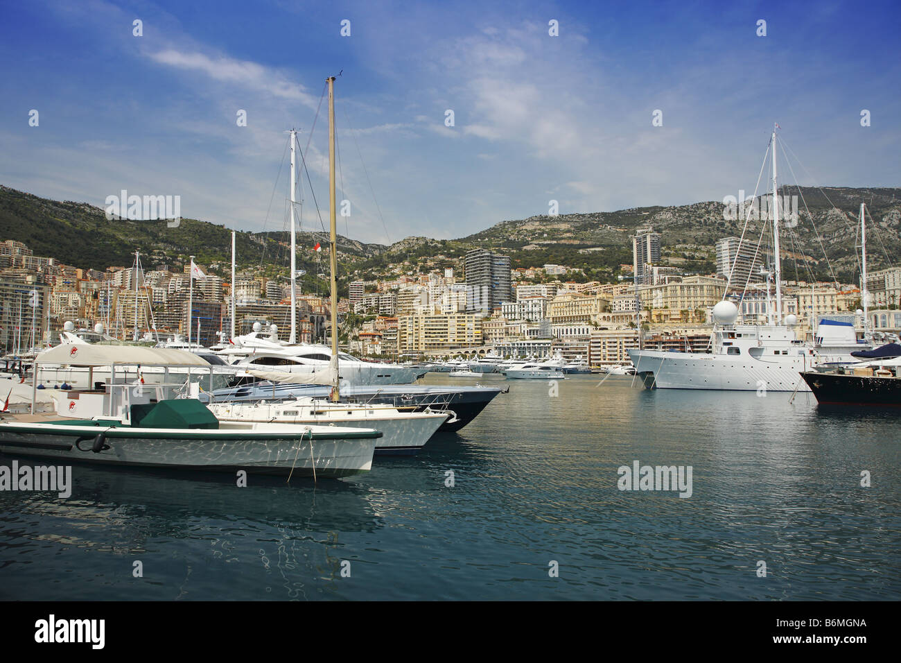 Port of Monaco Stock Photo - Alamy