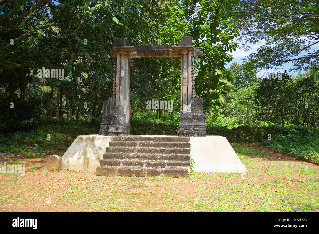 The Gate of the Palace of Adil Shah Old Goa India Stock Photo - Alamy