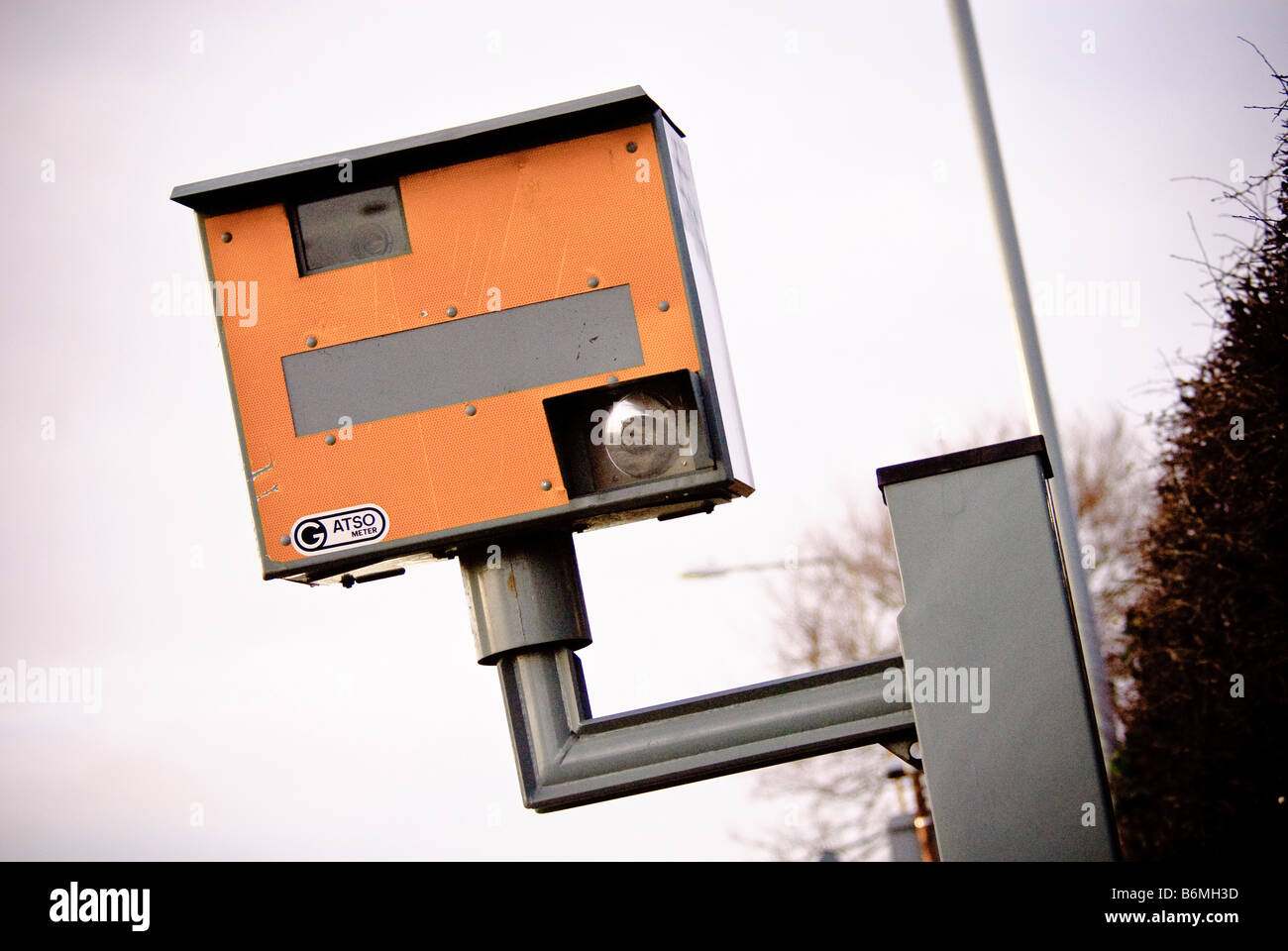 Road traffic signs gatso speed camera Stock Photo - Alamy