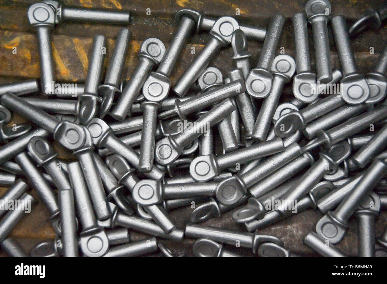goods made from steel manufactured in a factory Stock Photo - Alamy
