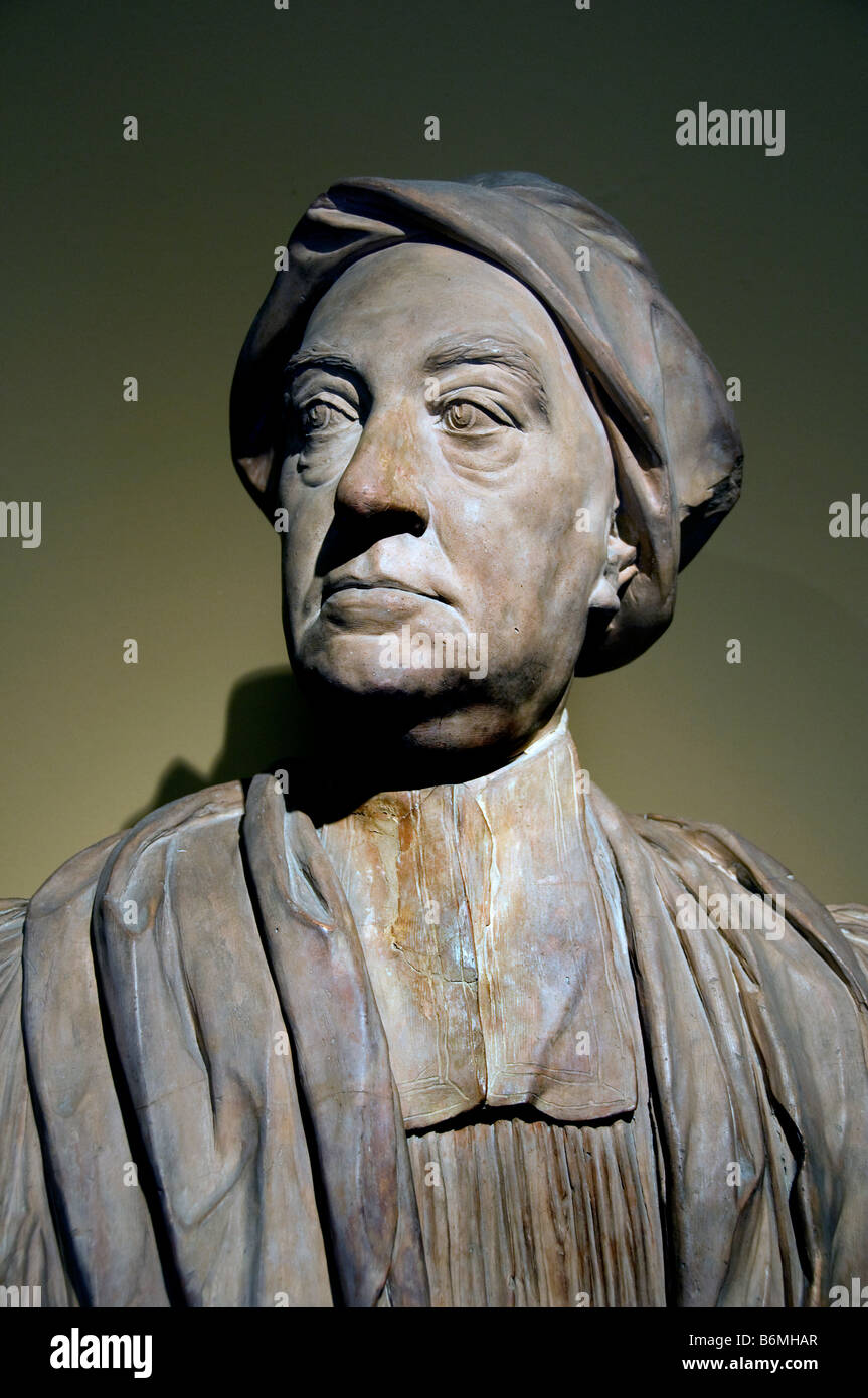 John Michael Fysbrack bust of canon edward finch London England Stock ...