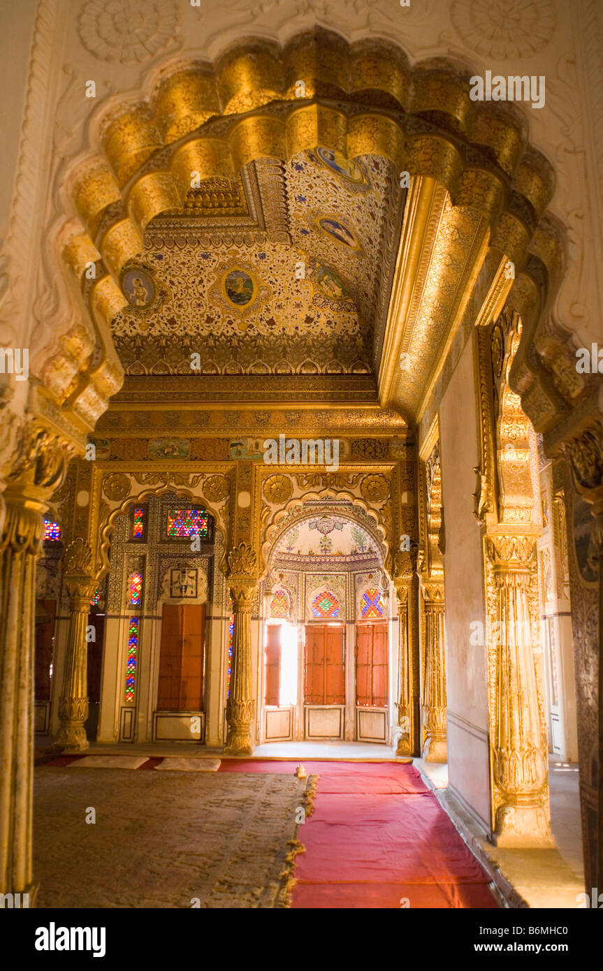 Interiors of a fort, Moti Mahal, Mehrangarh Fort, Jodhpur, Rajasthan ...