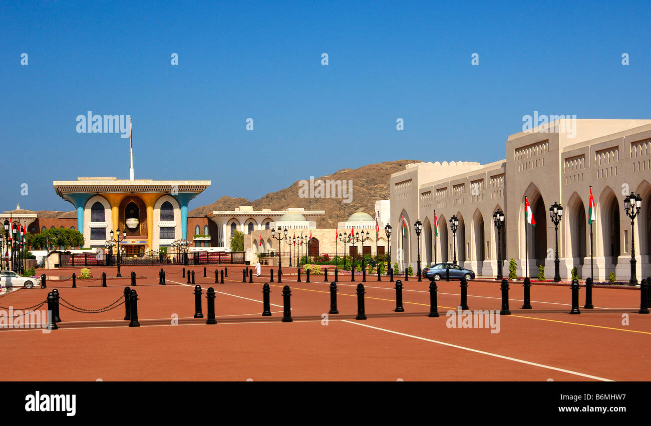 The Sultan s Palace, Al Alam Palace and Ministry of Finance on the ...