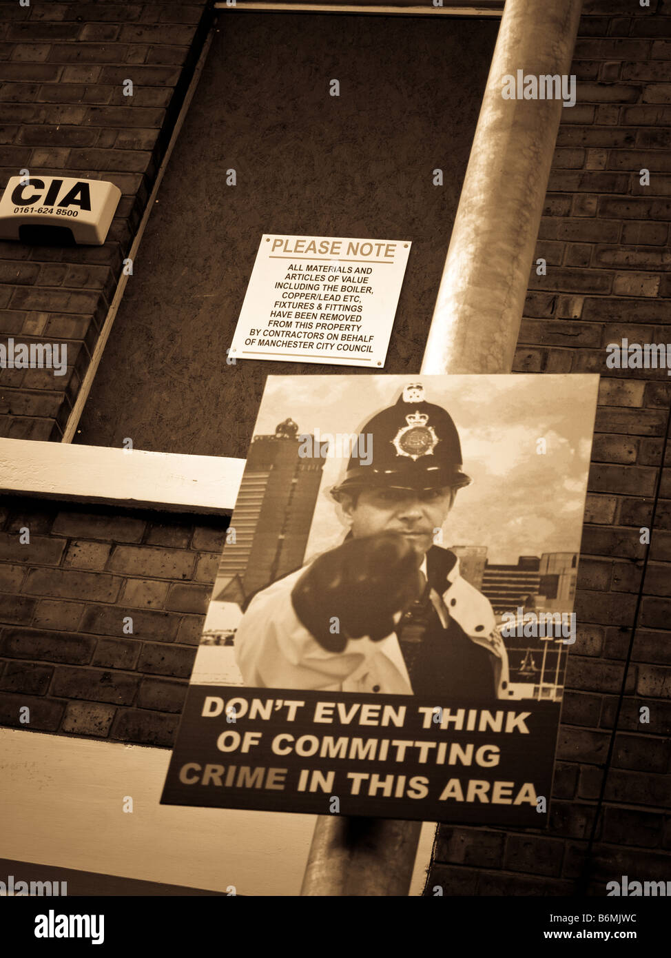 Anti crime poster hi-res stock photography and images - Alamy