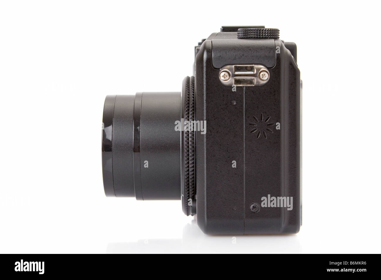 black digital compact camera Stock Photo - Alamy