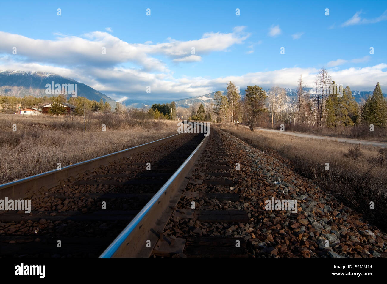 Railroad distance hi-res stock photography and images - Alamy