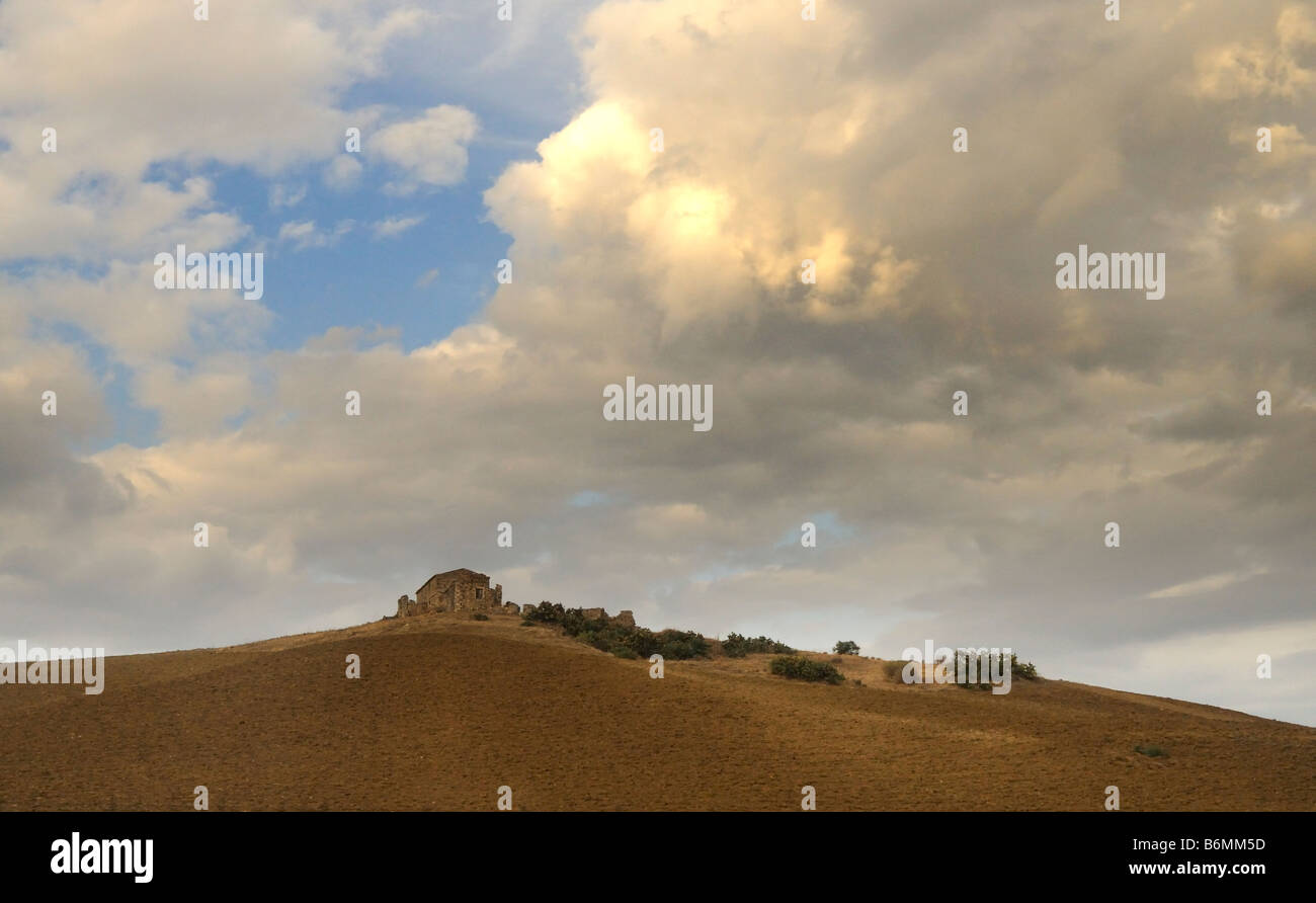 The Central Plain of Sicily Italy Stock Photo - Alamy