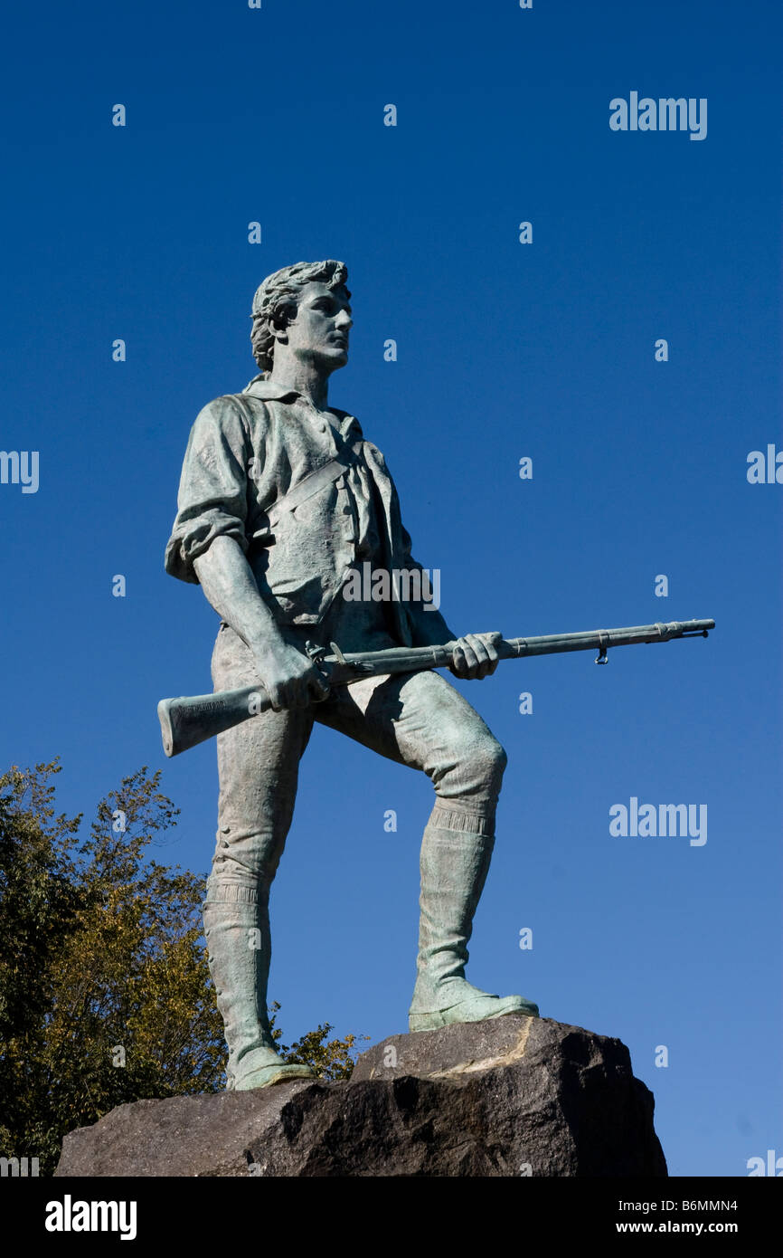 Minuteman minute man statue hi-res stock photography and images - Alamy