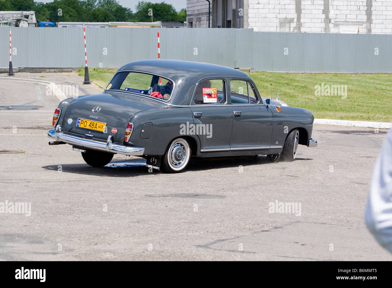 Mercedes Benz W121 - 1959, road test competition Stock Photo - Alamy