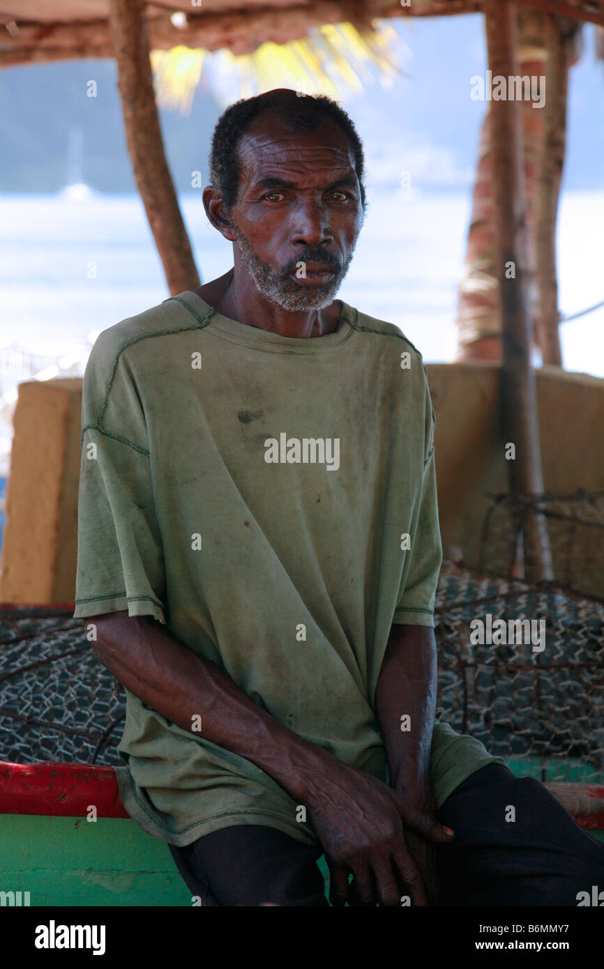 Portrait of a St. Lucian Man Stock Photo - Alamy