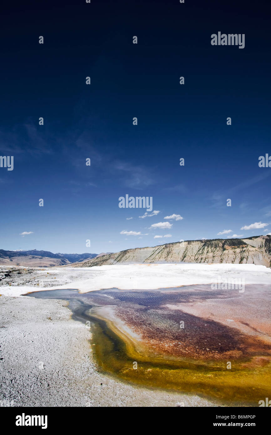 Hot spring terrace hi-res stock photography and images - Alamy