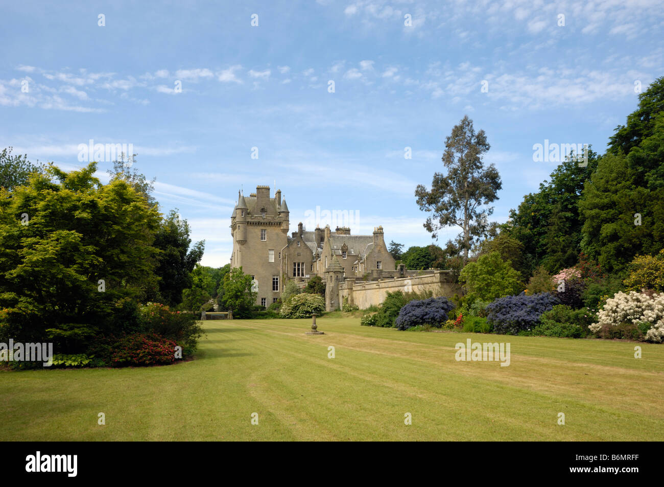 Lochinch Castle at Castle Kennedy, Dumfries & Galloway, Scotland Stock ...