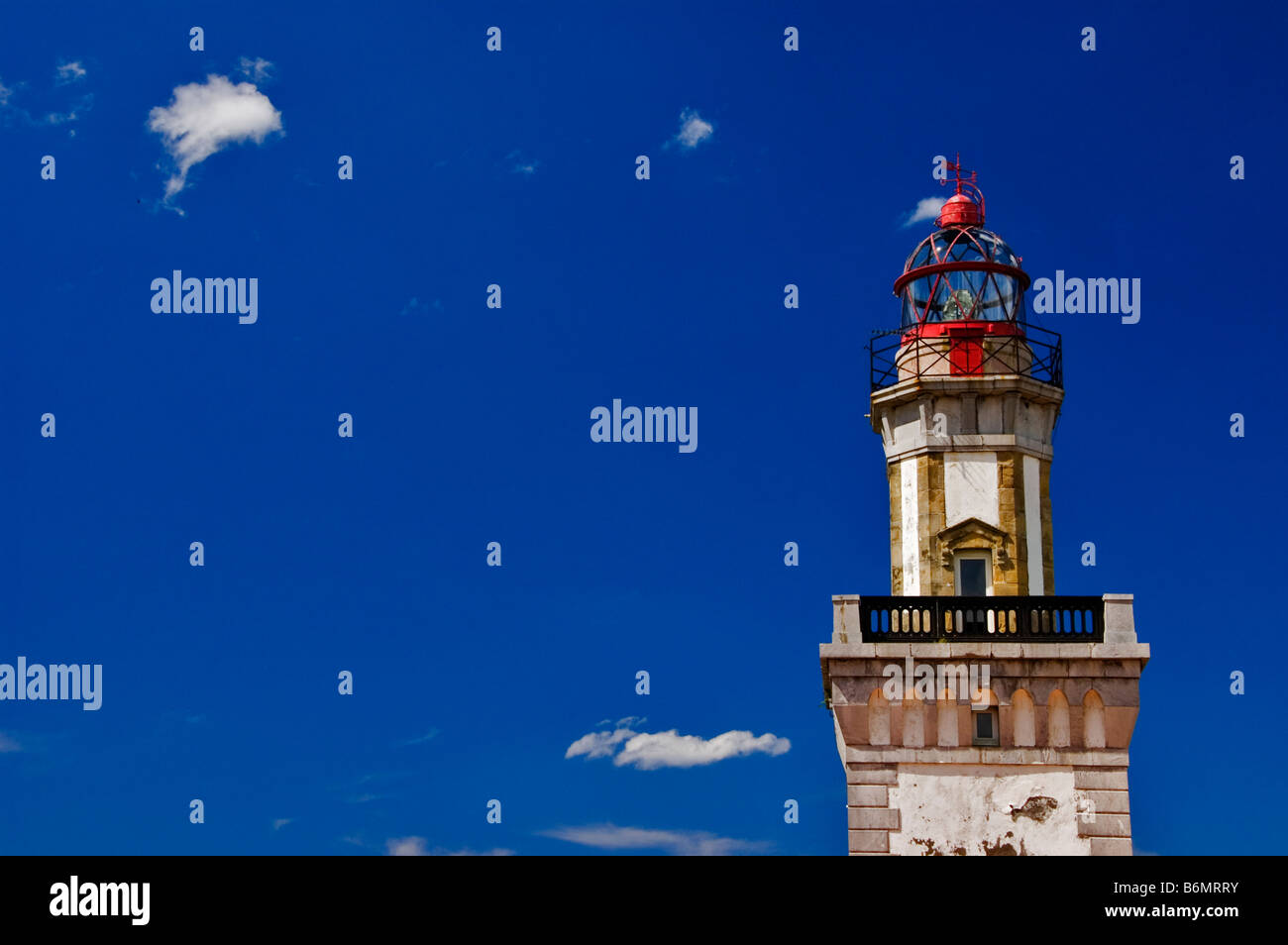Higuer lighthouse Irun Basque country Spain Stock Photo - Alamy