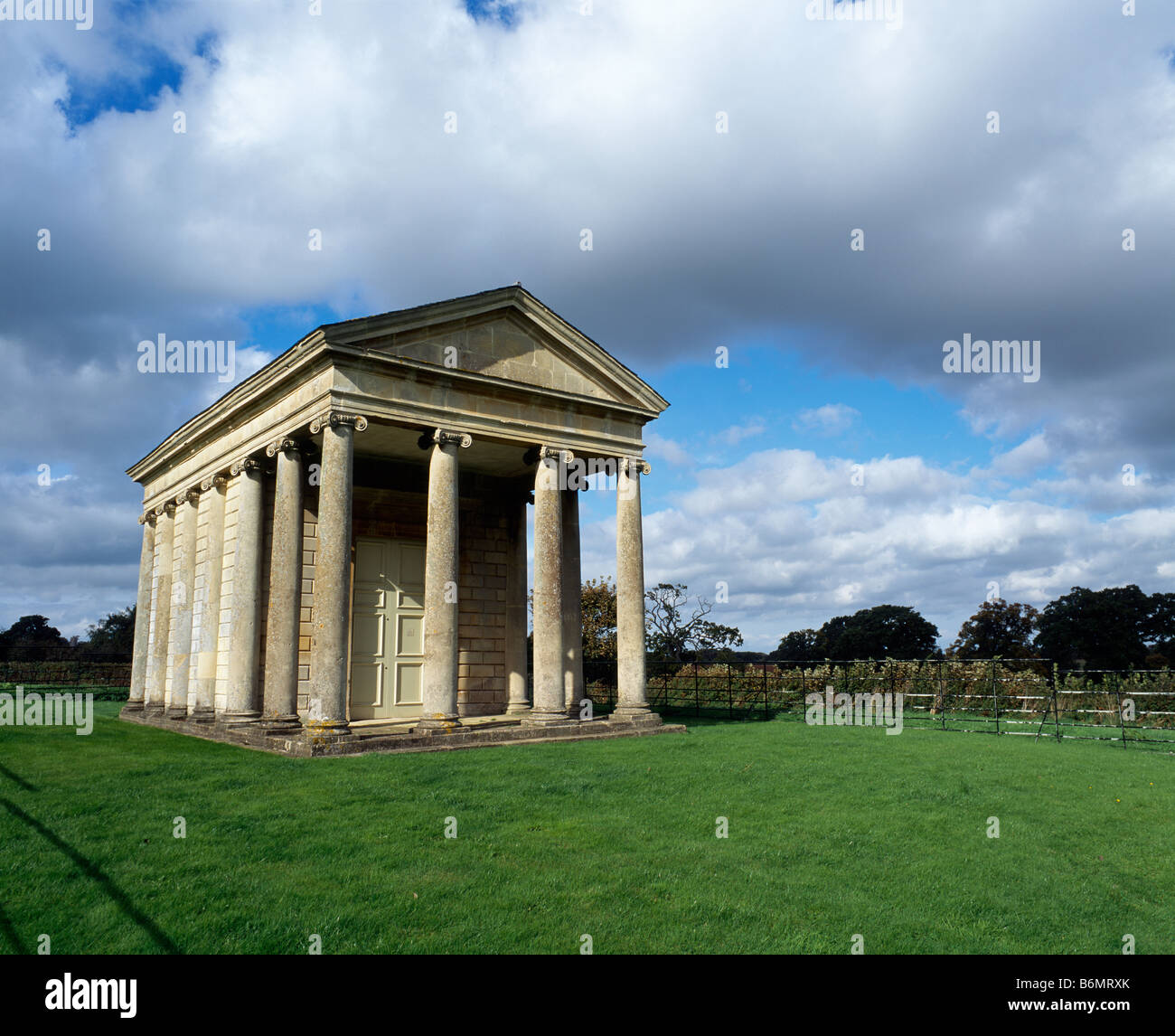 The Temple of Harmony at Goathurst near Bridgwater, Somerset, England ...
