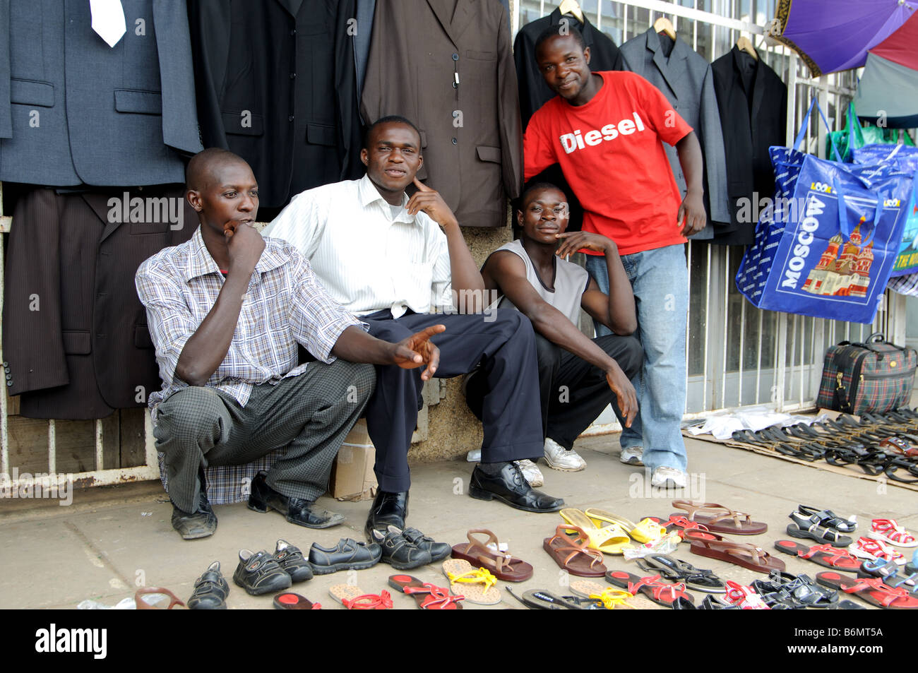 Zambia lusaka street hi-res stock photography and images - Alamy
