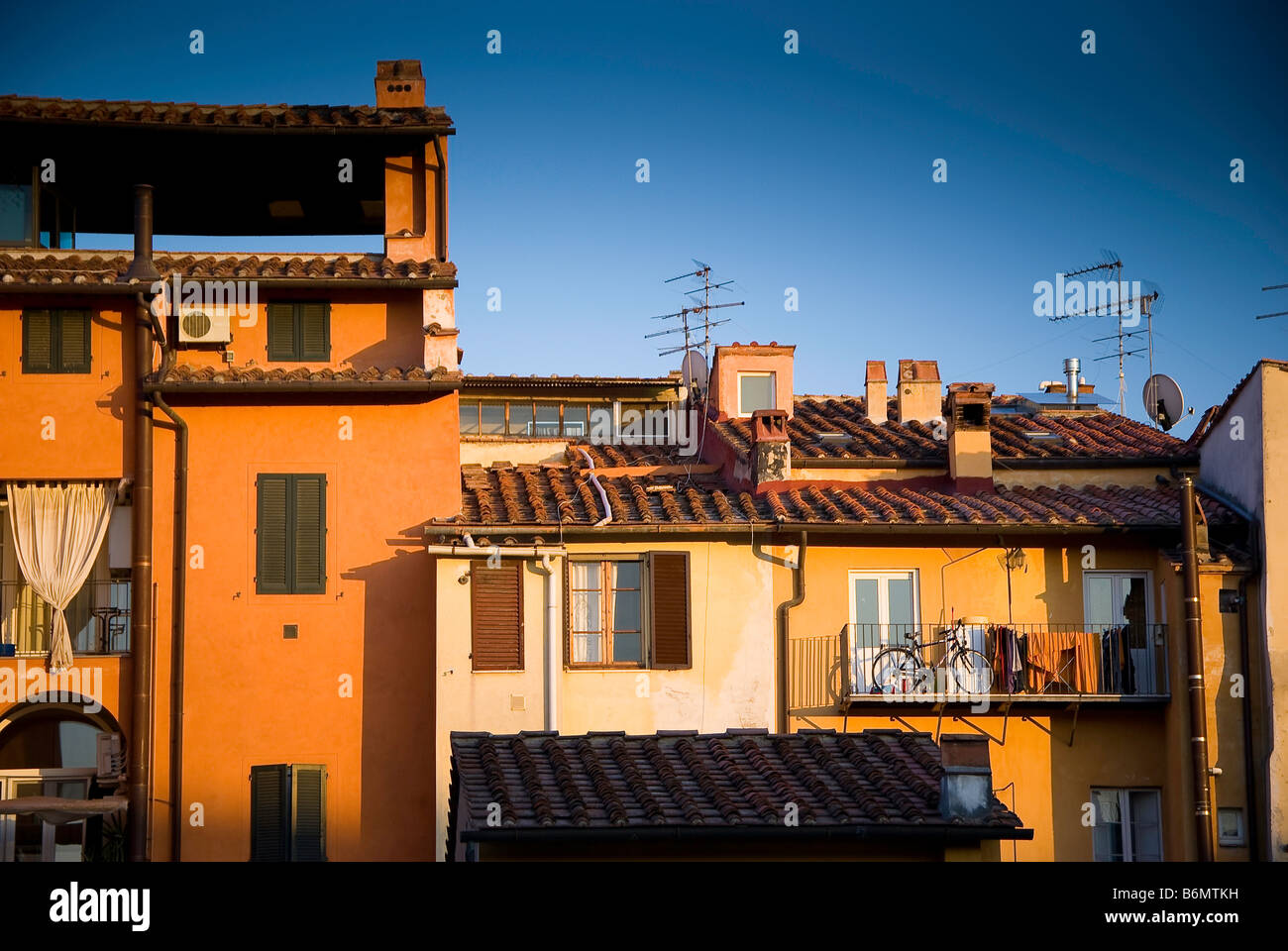 Colourful buildings in Pisa, Tuscany, Italy Stock Photo - Alamy