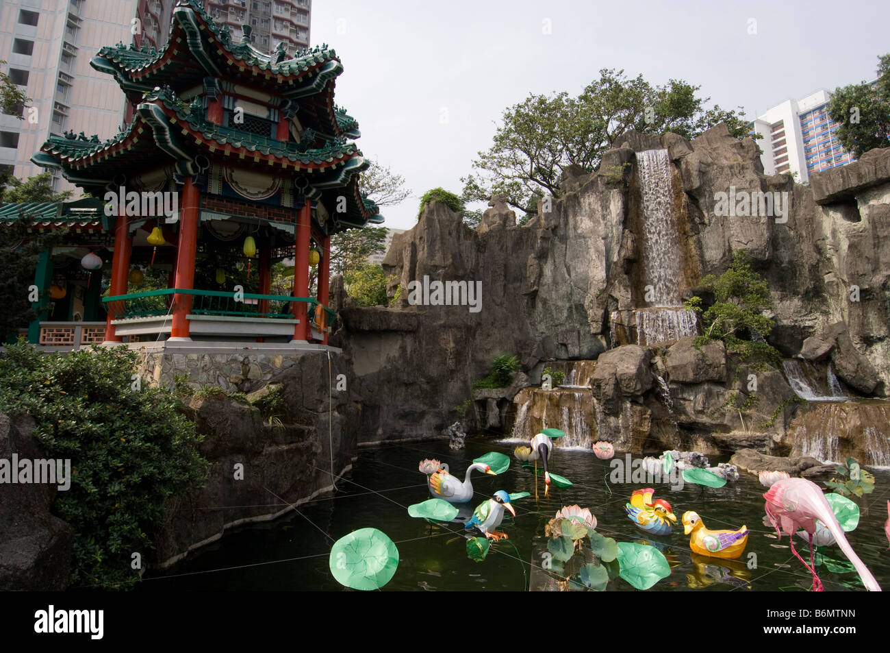 Wong Tai Sin Temple Wong Tai Sin district Kowloon Hong Kong China Stock ...