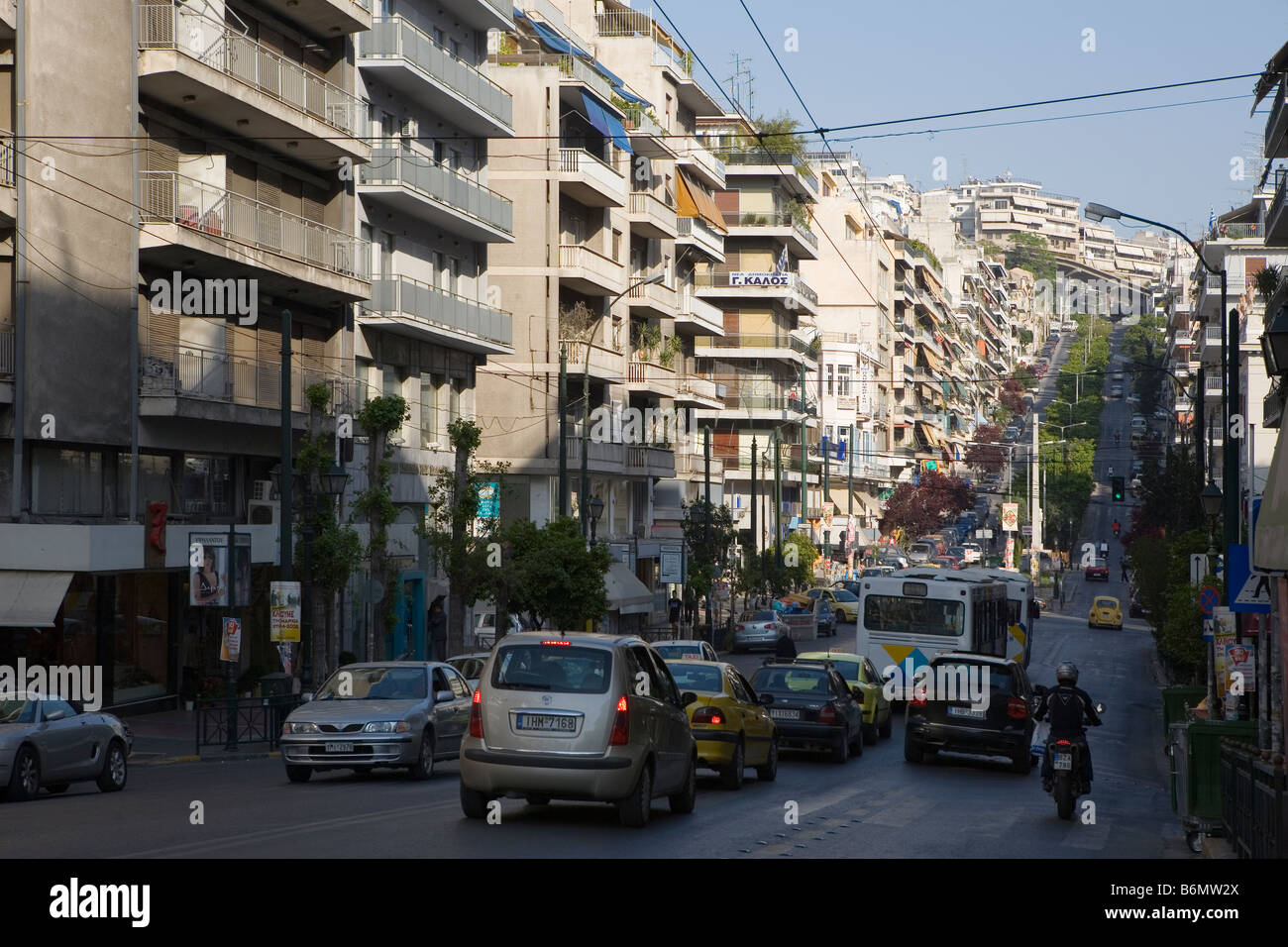 Greece, Athens, Piraeus street view, architecture, Balkans, Eastern ...