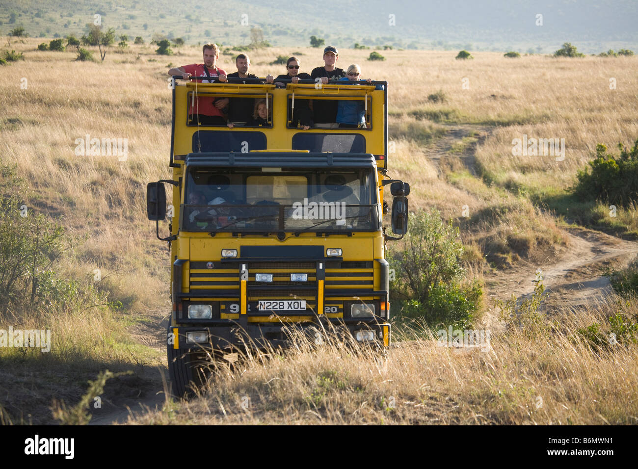 Safari truck road hi-res stock photography and images - Alamy
