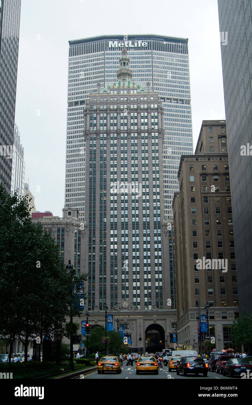 MetLife and Helmsley buildings, New York Stock Photo - Alamy