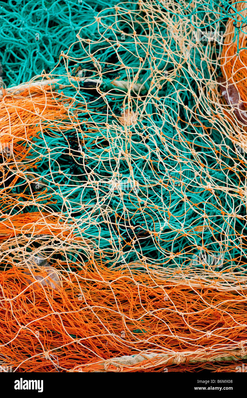 Lobster pots and fishing nets on Hastings shingle beach Stock Photo - Alamy