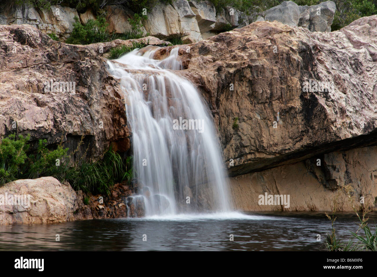 Waterfall at Beaverlac in the Western Cape South Africa Stock Photo - Alamy
