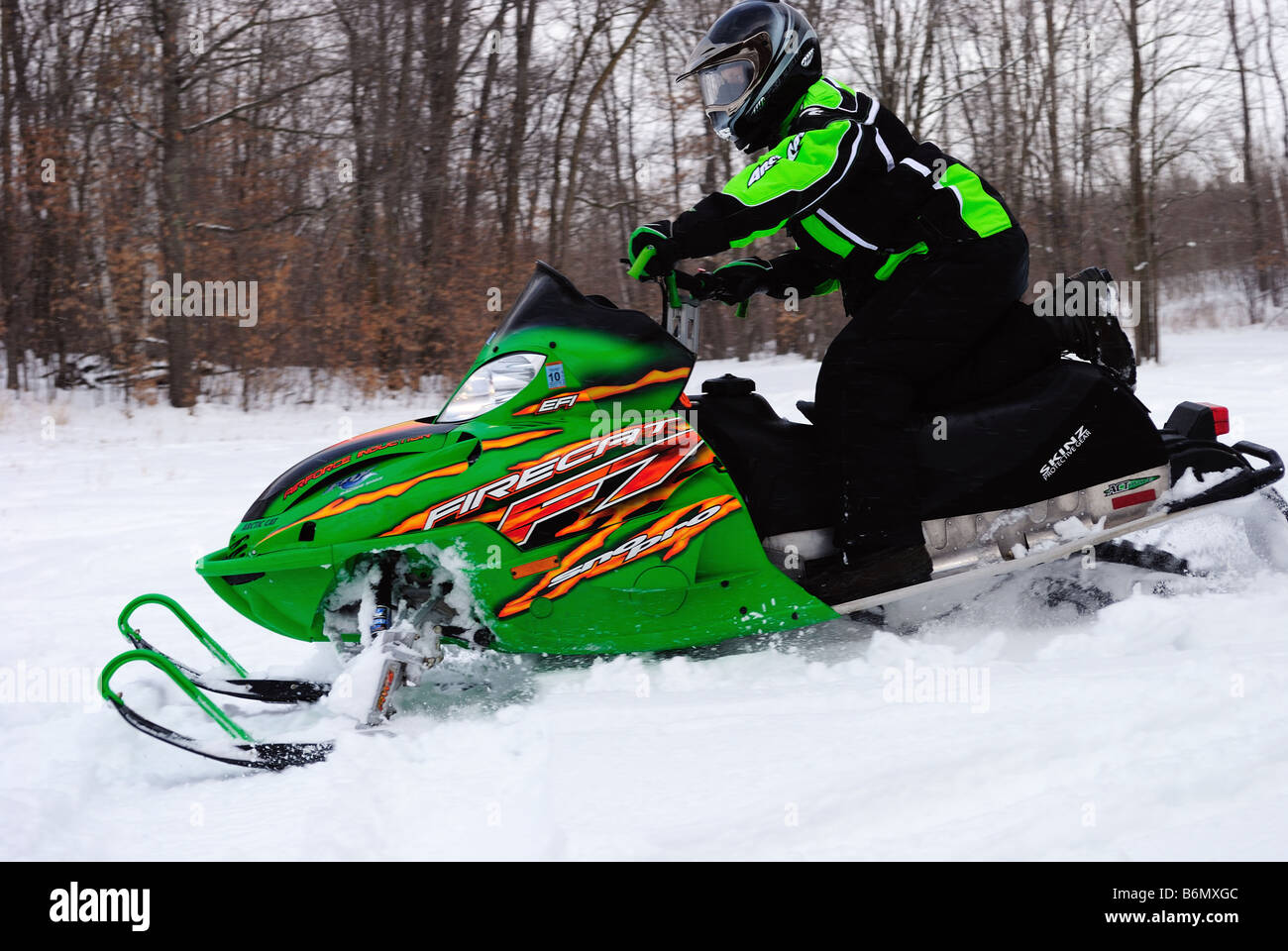 Snowmobiling snowmobile hi-res stock photography and images - Alamy