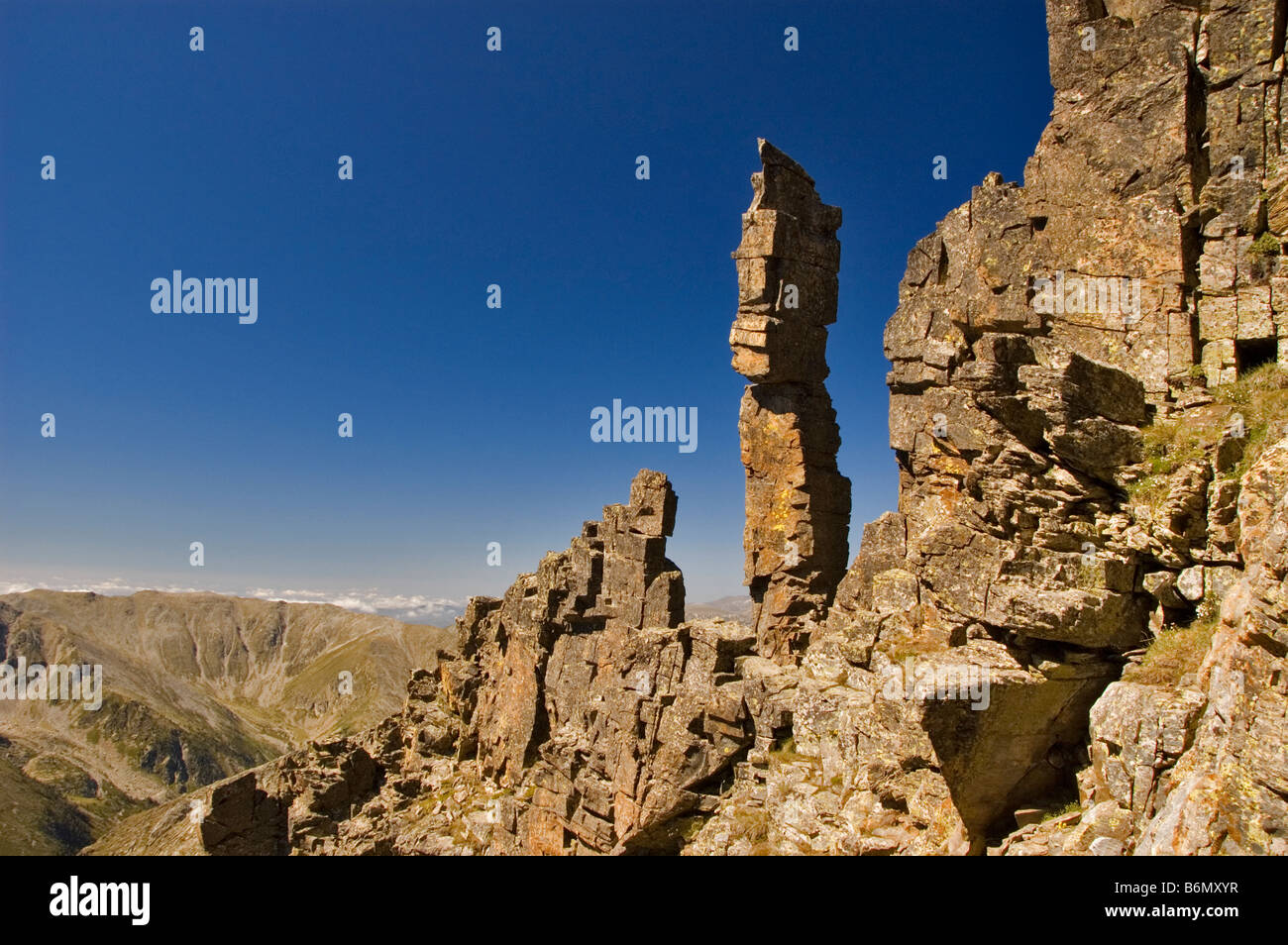 Climbing Mount Canigou Pyrenees France Stock Photo - Alamy
