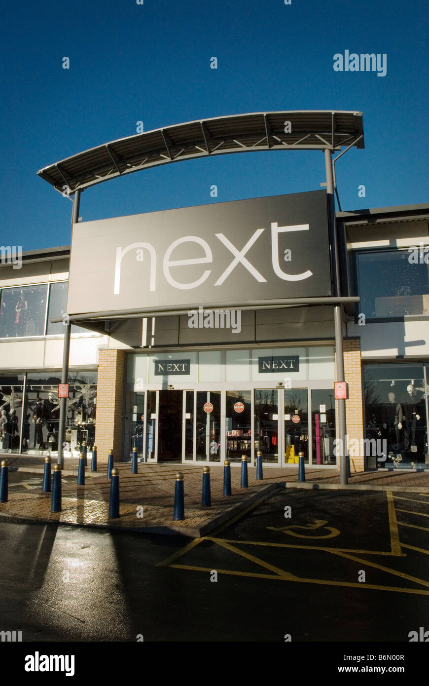 A branch of Next at Foster Square Retail Park Bradford Stock Photo - Alamy