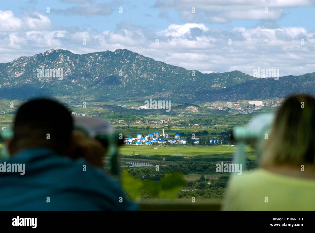 Dorasan Observation Tower in the Demilitarized Zone, South Korea Stock ...