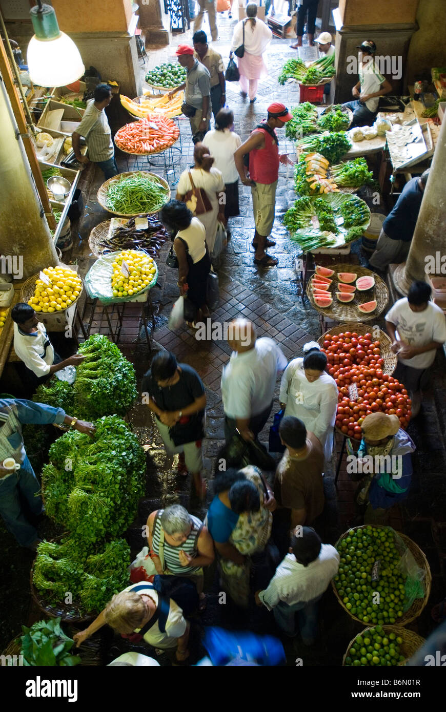 Central market in Port Louis MAURITIUS ISLAND Stock Photo - Alamy