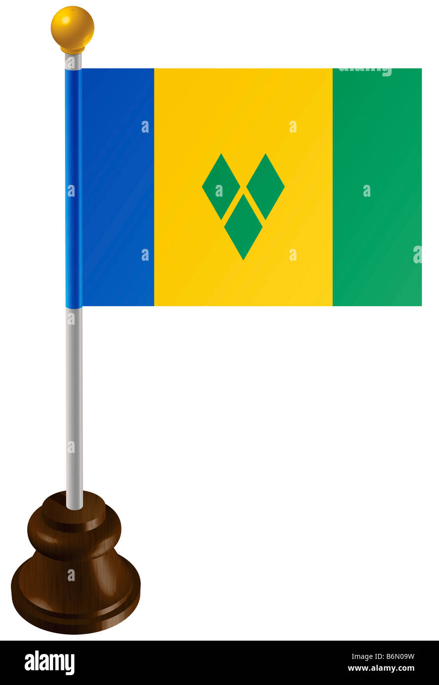 St vincent flag hi-res stock photography and images - Alamy