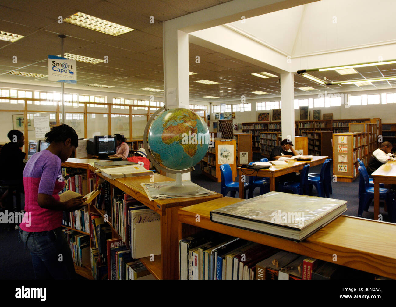 Library and Learning Resources centre Langa Capetown South Africa Stock ...