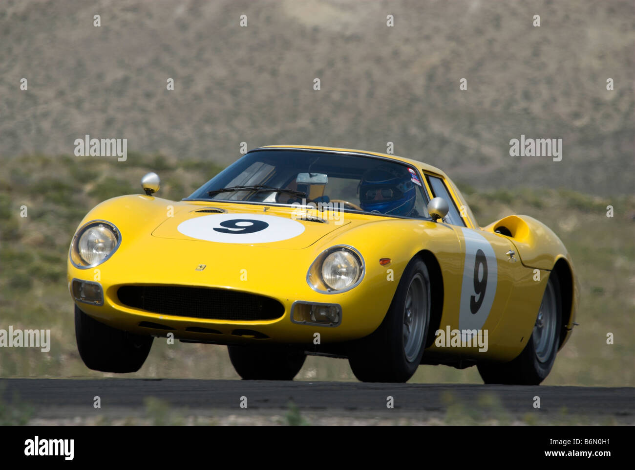Rob Walton drives a Ferrari 250 LM at the HMSA Reno Historic Races at ...