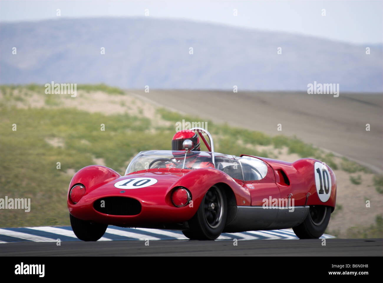 A 1959 Cooper Monaco driven by Tony Hart at the Reno Historic Races ...
