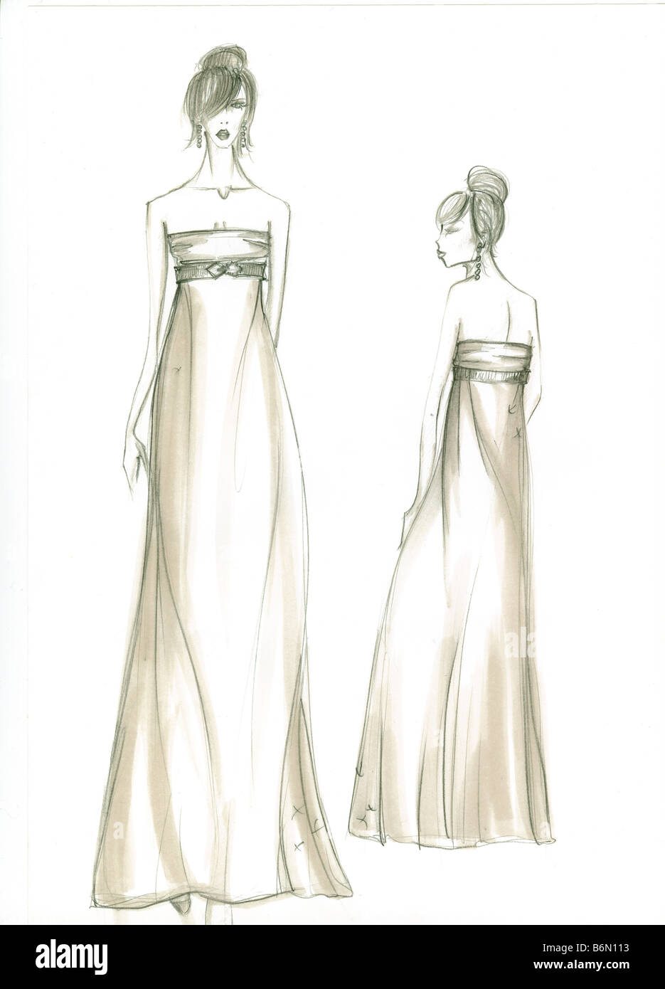 Fashion drawing hi-res stock photography and images - Alamy