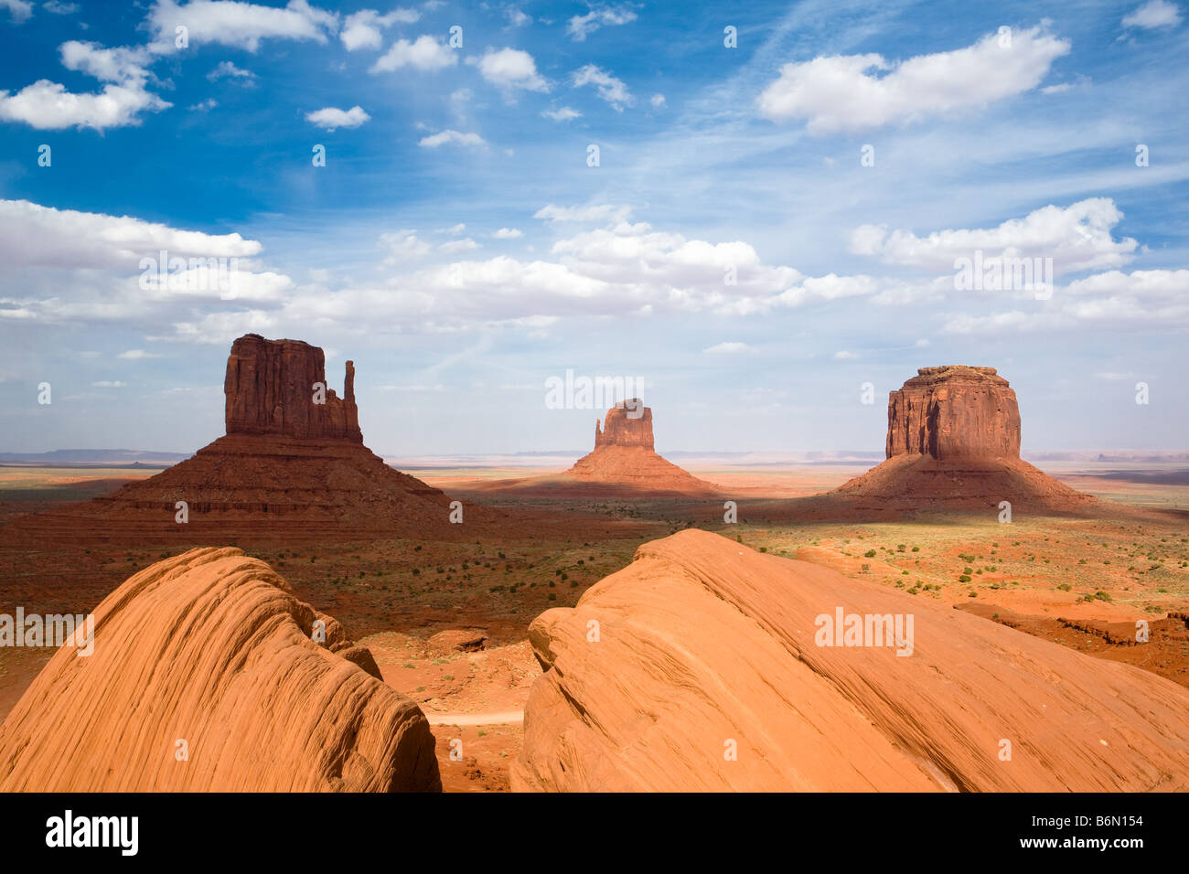 An afternoon view of the Mittens and Merrick Butte Stock Photo - Alamy