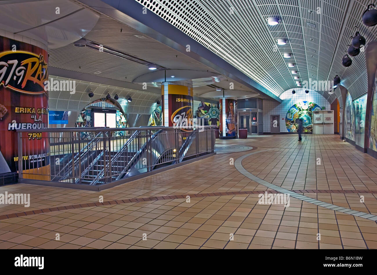 LA Metro subway Hollywood, Vine station train travel, MTA, LACMTA ...