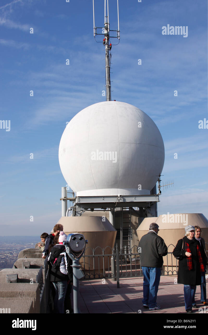 Doppler RADAR globe, Top of the Rock observation deck, 30 Rockefeller ...