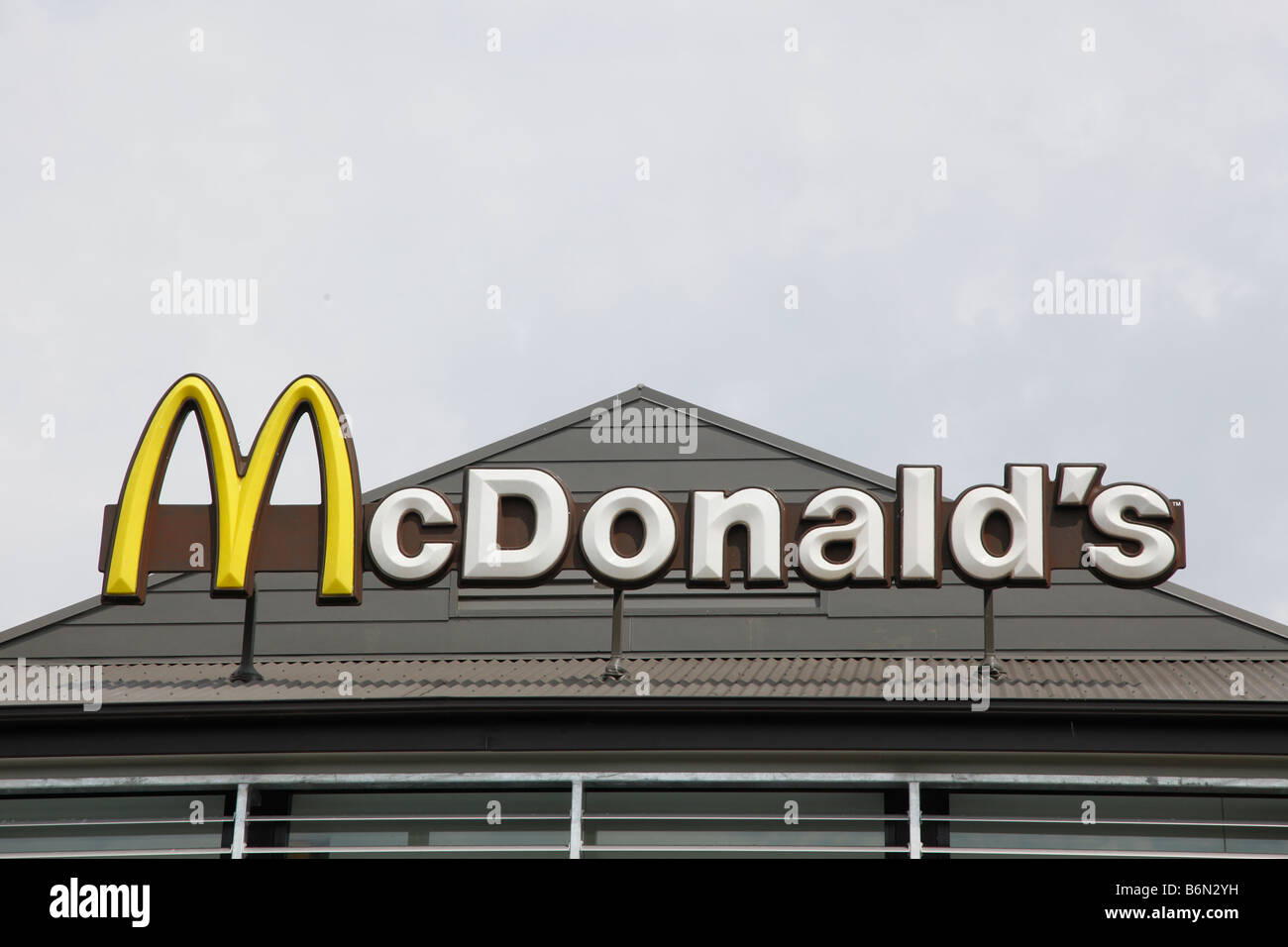 MacDonald's roof sign,Grafton,New South Wales, Australia Stock Photo ...