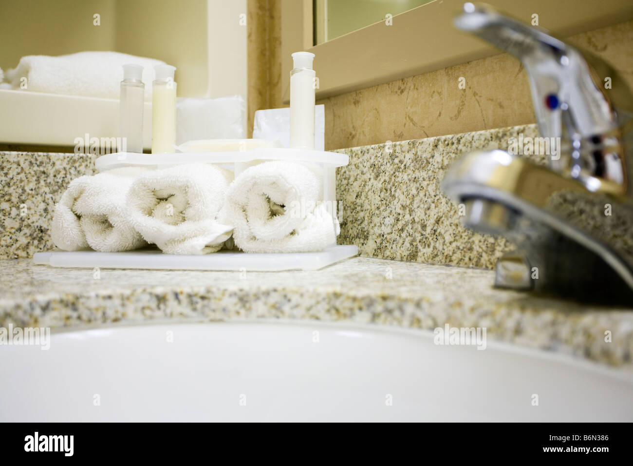 Hotel bathroom toiletries hi-res stock photography and images - Alamy