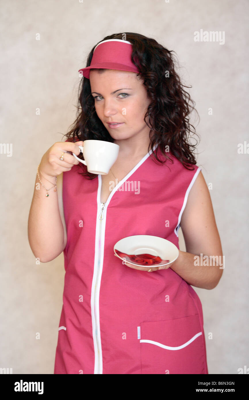 waitress woman girl Personnel Uniform stuff employment one person ...